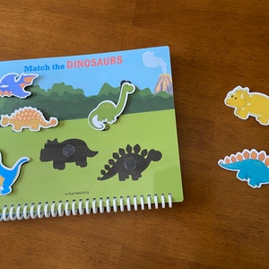 Dinosaur Busy Book Fully Assembled Toddler Learning Binder - Etsy
