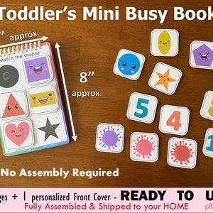 Toddler Mini Busy Book VOL2 Fully Assembled First Learning - Etsy