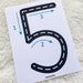 Numbers 0 to 9 Tracing Road Mats Printable, Writing Practice, Toddlers ...