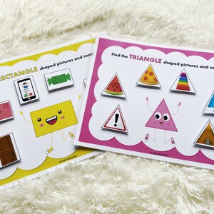 Shapes Busy Book Printable, Toddler Busy Book, Learning Binder, Toddler ...