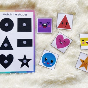 Toddler Mini Busy Book Printable, Travel Size Activity Book, Quiet Book ...