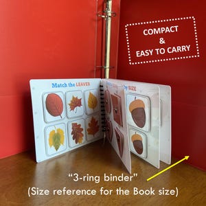 Toddler Busy Book, Mini Book VOL11, Fully Assembled, Fall Themed ...