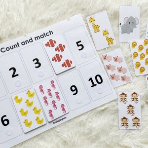 Math Preschool Learning Binder Printable, Numbers Busy Book, Quiet Book ...