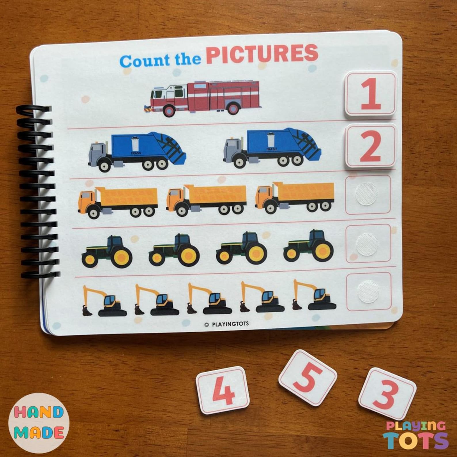 Toddler Busy Book, Fully Assembled, Learning Binder, Quiet Book ...