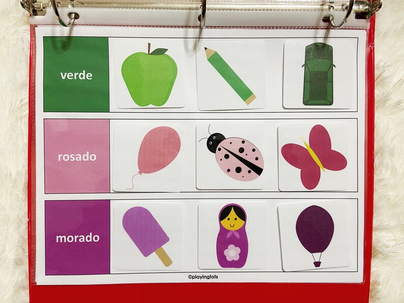 Colors and Shapes Activities Printable in Spanish for - Etsy