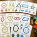 Shapes Playdoh Cards Printable, Play Dough Activity, Toddlers ...