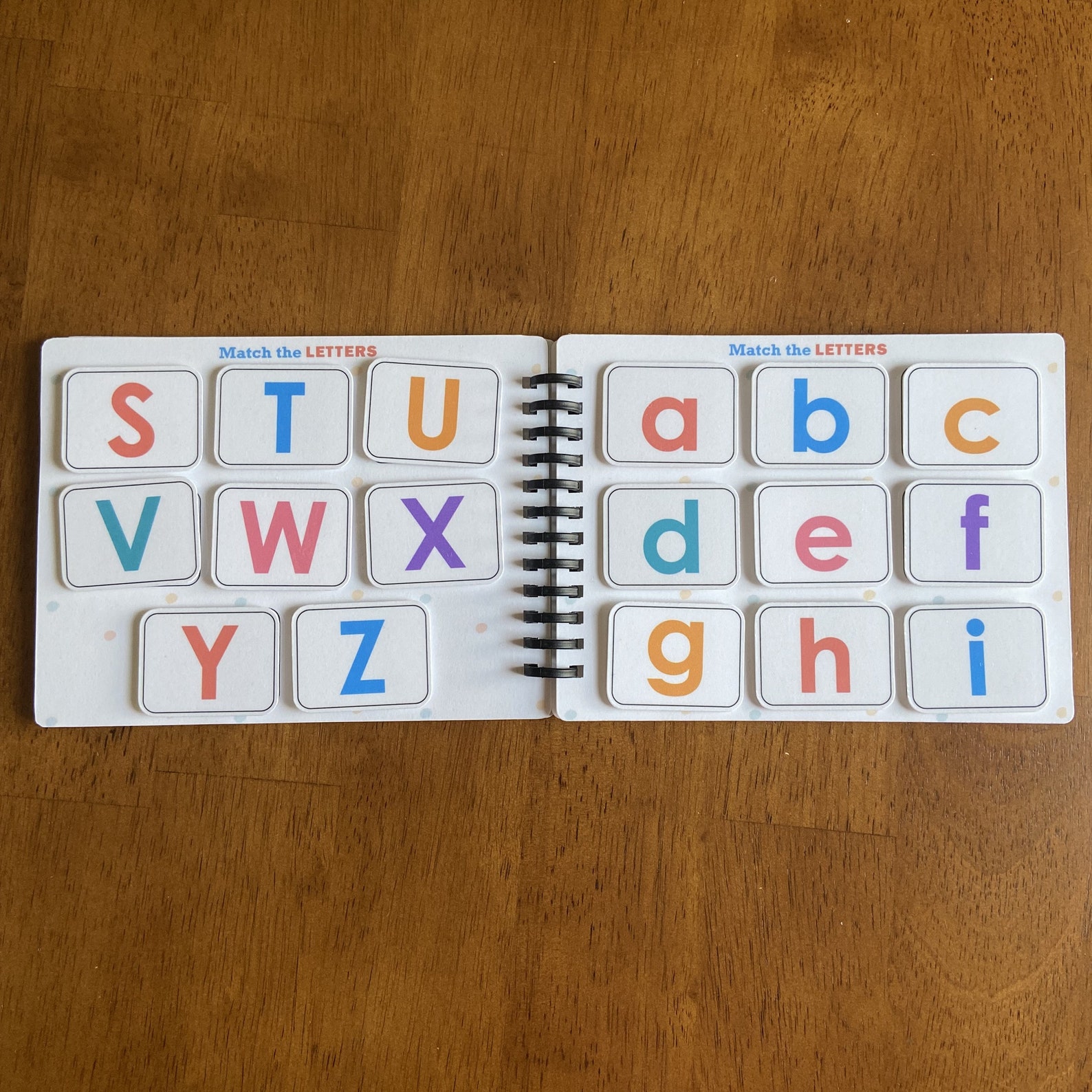 Alphabet Toddler Mini Busy Book VOL10, Fully Assembled, First Learning ...