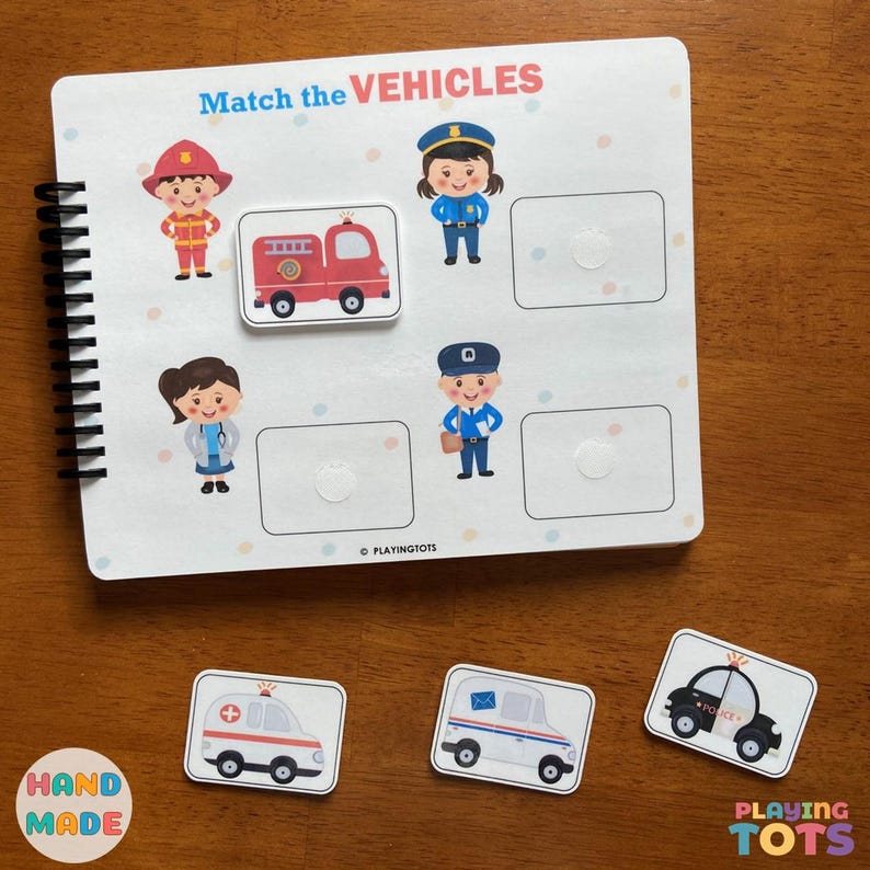 Toddler Busy Book, Fully Assembled, Learning Binder, Quiet Book ...