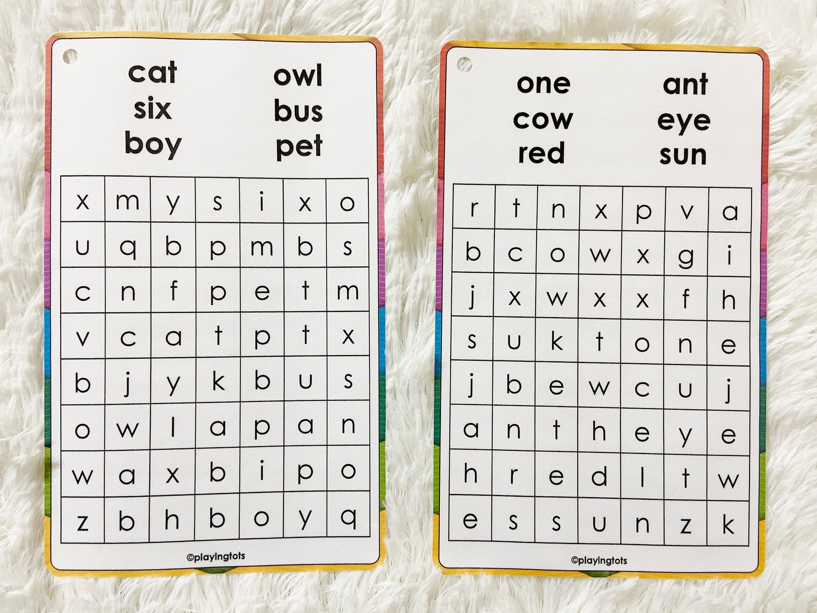 Word Search Activity Printable 3 Letter Words Words Games | Etsy