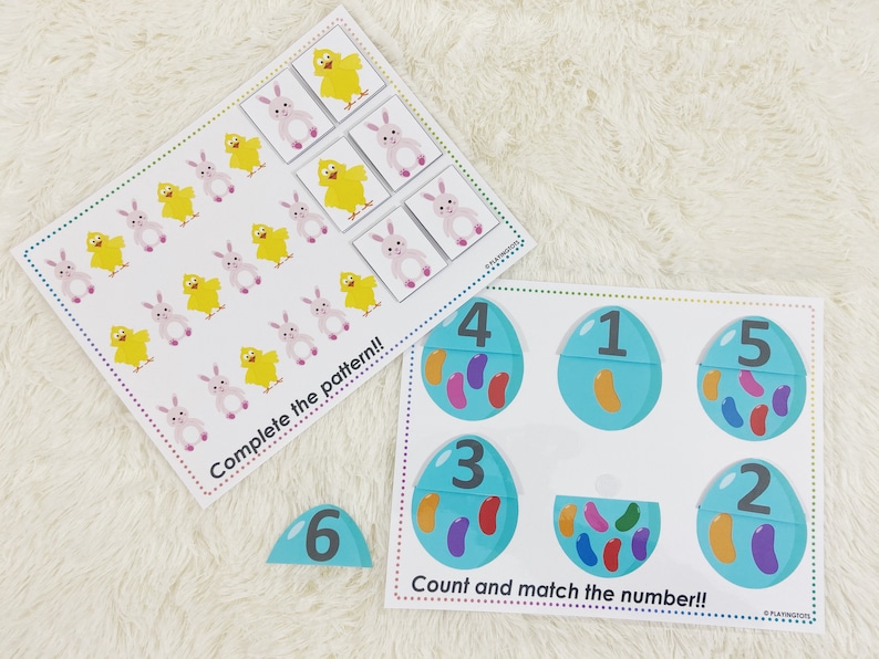 Fun Easter Busy Book Printable for Toddlers, Quiet Book, Busy Books ...