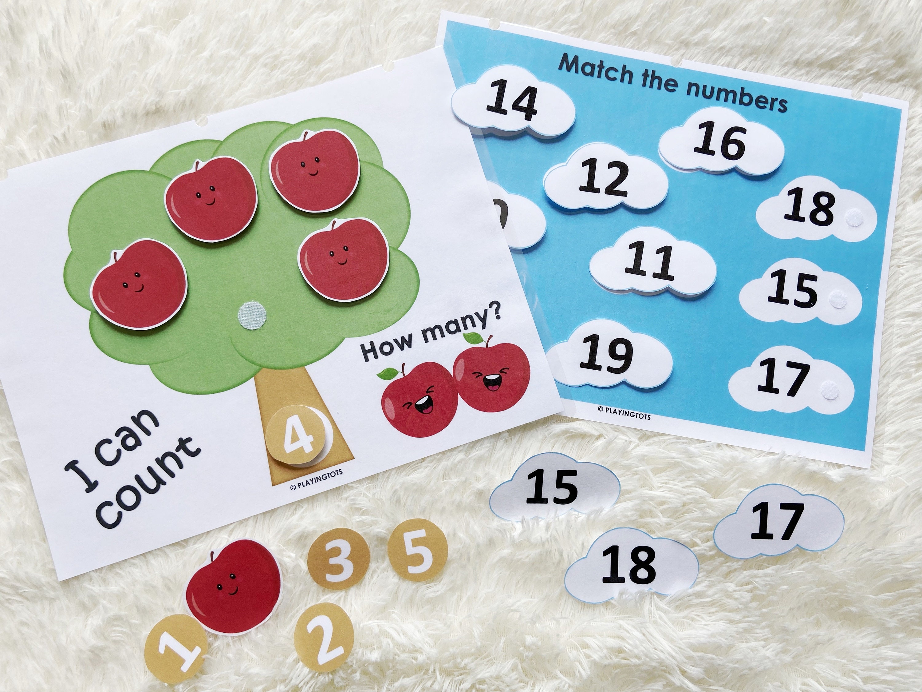 Math Preschool Learning Binder Printable Numbers Busy Book | Etsy Canada