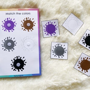 Toddler Mini Busy Book Printable, Travel Size Activity Book, Quiet Book ...