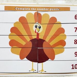 Turkey Themed Busy Book Printable for Toddlers, Thanksgiving Busy Book ...