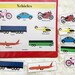Vehicles Chart Printable Vehicle Match Toddler Busy Book - Etsy