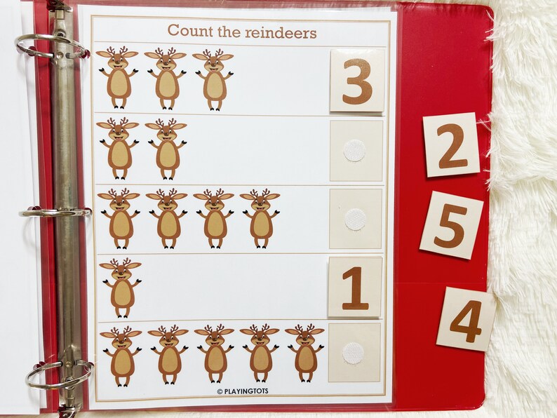 Fun Christmas Toddler Busy Book Printable Winter Learning - Etsy