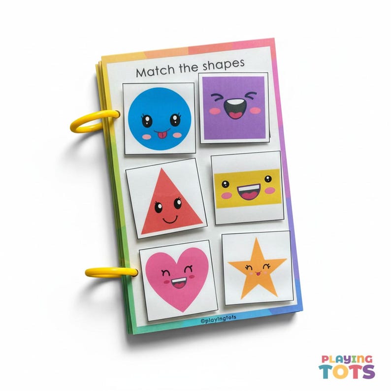 Toddler Mini Busy Book Printable, Travel Size Activity Book, Quiet Book ...