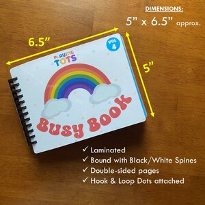 Colors Busy Book, Mini Book VOL4, Fully Assembled, Learn the Colors ...