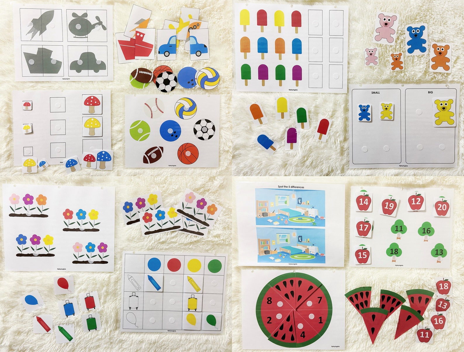 Toddler Busy Book Printable Learning Folder Quiet Book - Etsy