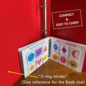 Toddler Mini Busy Book VOL2, Fully Assembled, First Learning Binder ...