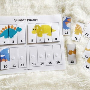 Dinosaur Toddler Busy Book Printable, Learning Binder, Educational ...