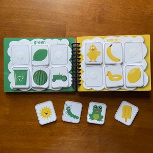 Colors Busy Book, Mini Book VOL4, Fully Assembled, Learn the Colors ...