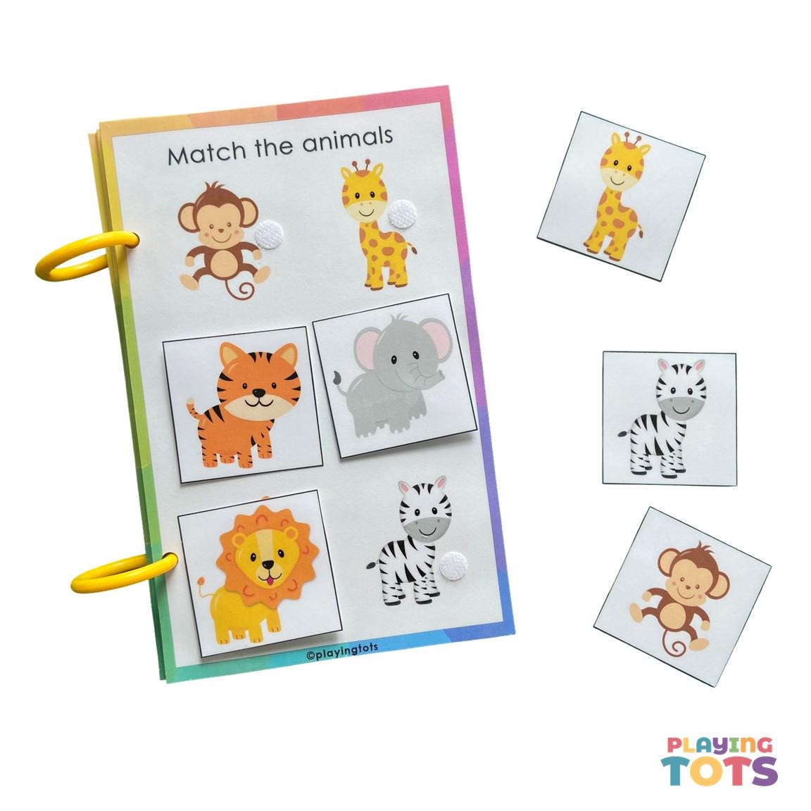 Toddler Mini Busy Book Printable, Travel Size Activity Book, Fun Quiet ...