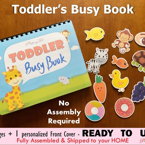 Preschool Learning Binder Printable Toddler Busy Book Quiet | Etsy