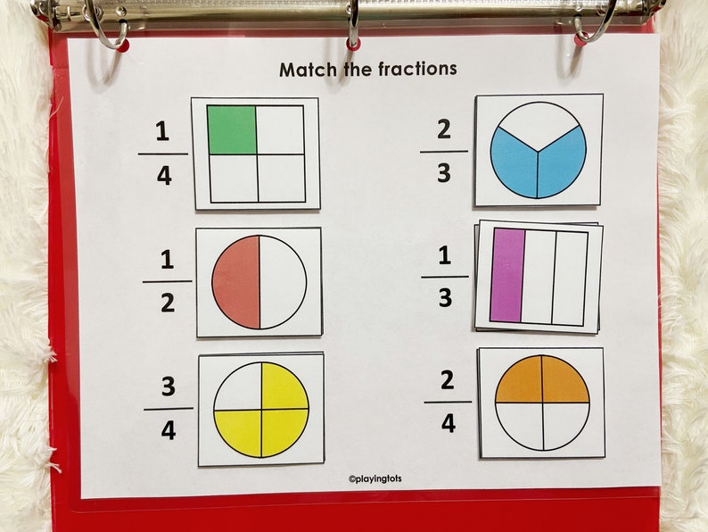 Math Activities Printable Fractions and Number Bonds - Etsy