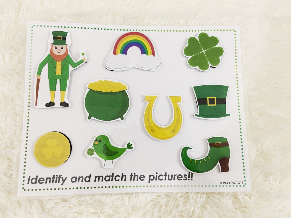St Patricks Day Busy Book Printable for Toddlers, Quiet Book, Busy ...