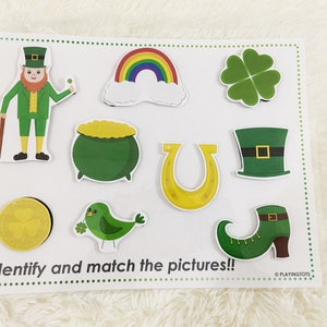 St Patricks Day Busy Book Printable for Toddlers, Quiet Book, Busy ...