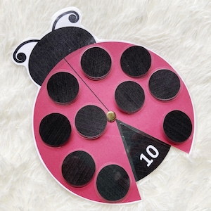 Ladybug Spots Counting Activity Printable, Numbers 1 to 10, Counting ...