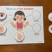 Body Parts Printable Pack for Toddlers, Toddler Busy Book, Learning ...