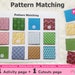 Patterns Matching Activity Printable for Toddlers - Etsy
