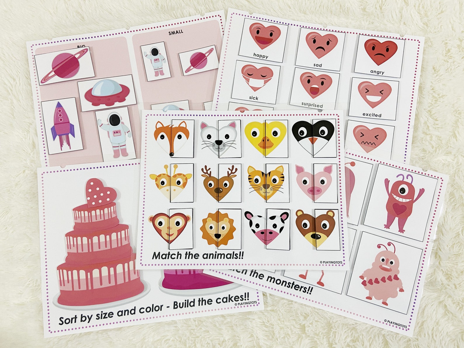 Valentines Day Busy Book Printable Toddler Learning Binder - Etsy