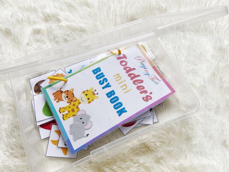 Toddler Mini Busy Book Printable Travel Size Activity Book - Etsy