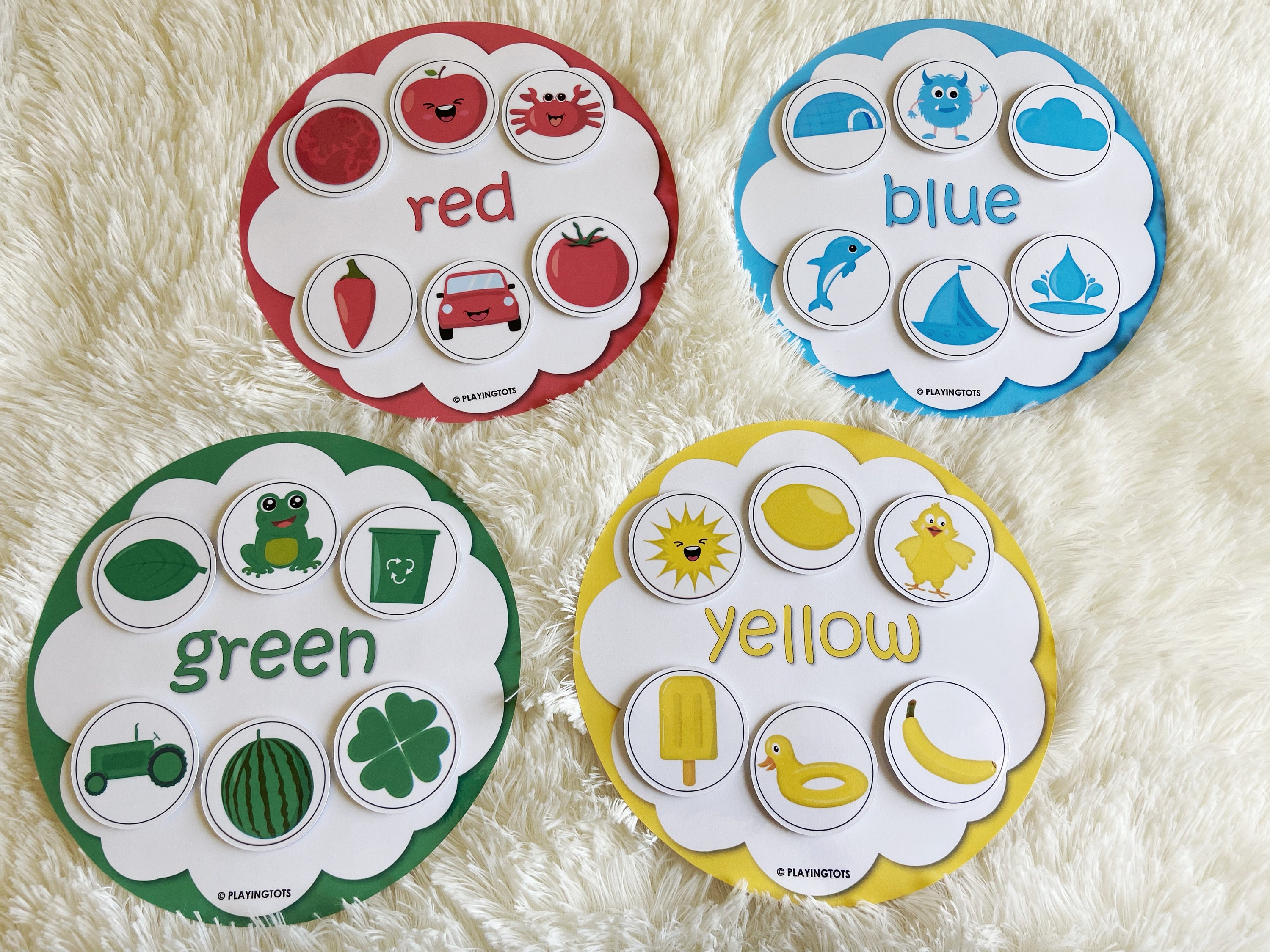 Colors Matching Activity Printable Learn the Colors Color - Etsy Singapore