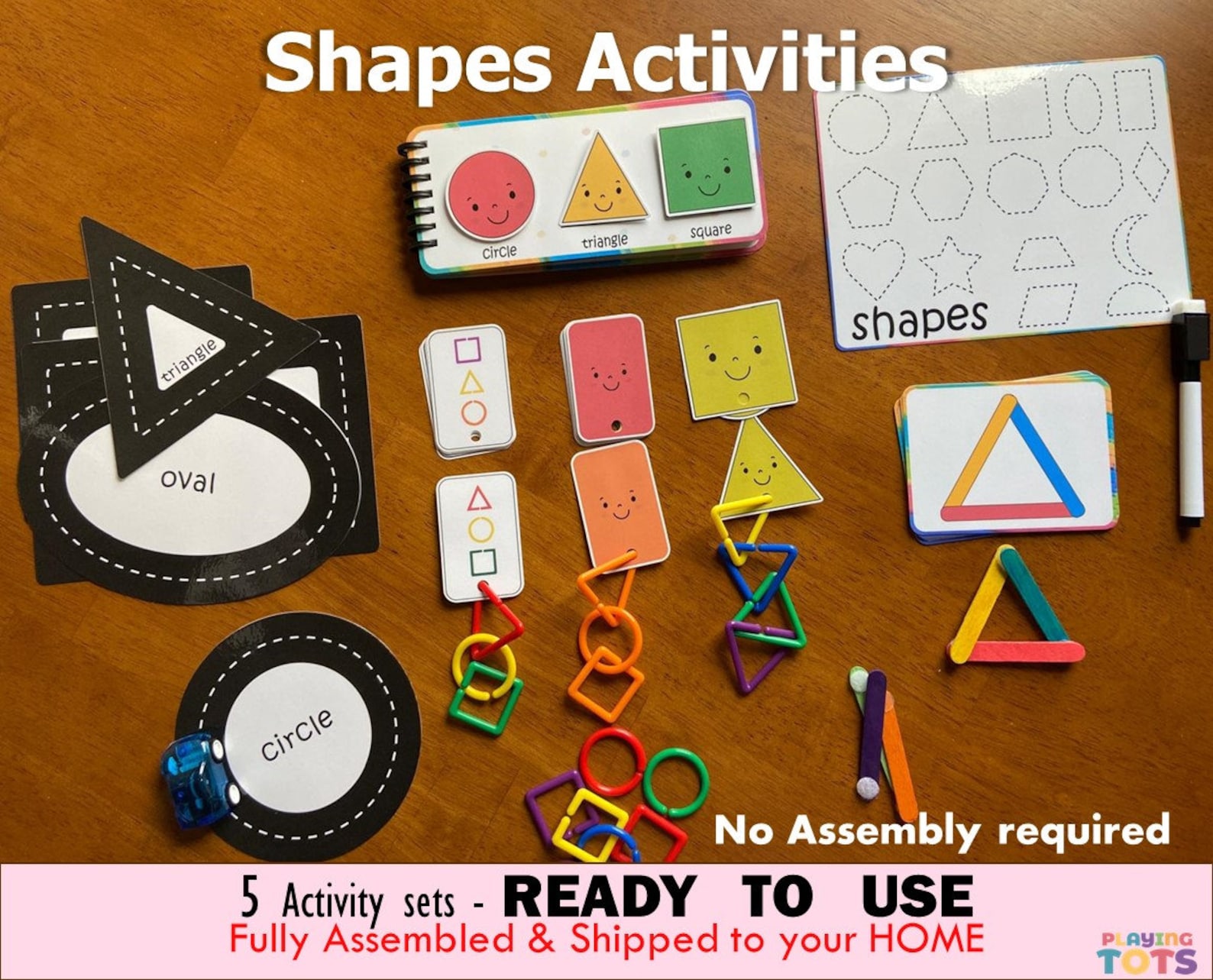 Preschool Activities, Shapes Activities, Fully Assembled, Learn 2D ...