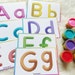 Alphabet Playdoh Cards Printable, Uppercase and Lowercase Letters ...
