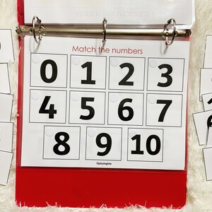 Matching Activities Printable, Toddler Busy Book Pages, Toddler ...