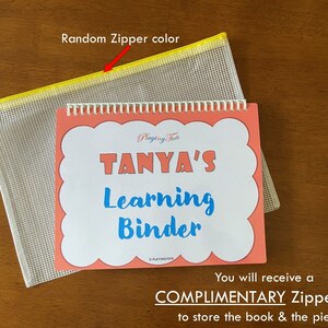 Personalized Toddler Learning Binder Fully Assembled Busy - Etsy