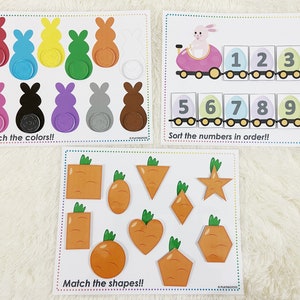 Fun Easter Busy Book Printable for Toddlers Quiet Book Busy | Etsy