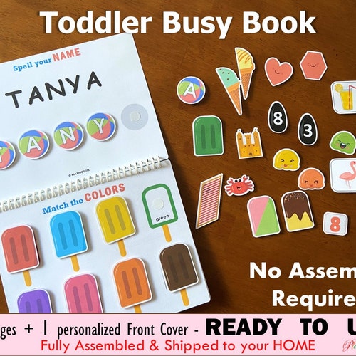 Toddler Learning Binder VOL2 Fully Assembled Toddler Busy - Etsy