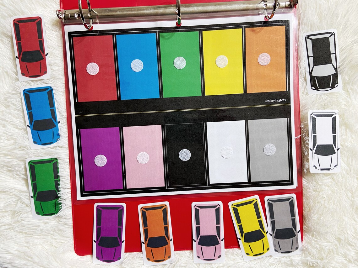 Colors Match and Shapes Match Printable Toddler Busy Book - Etsy