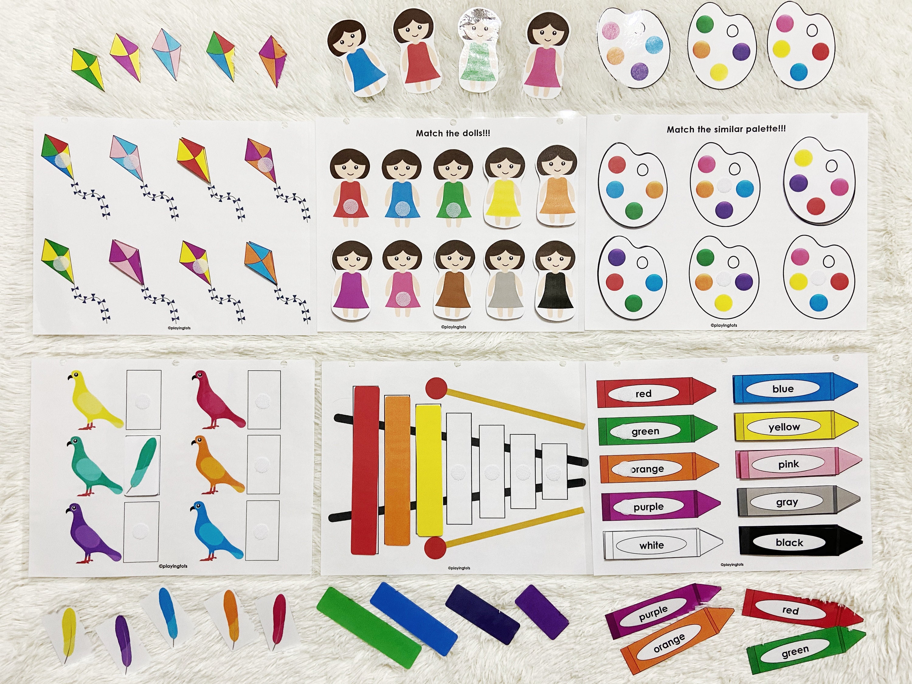 Toddler Busy Book Printable Pack Toddler Learning Folder - Etsy