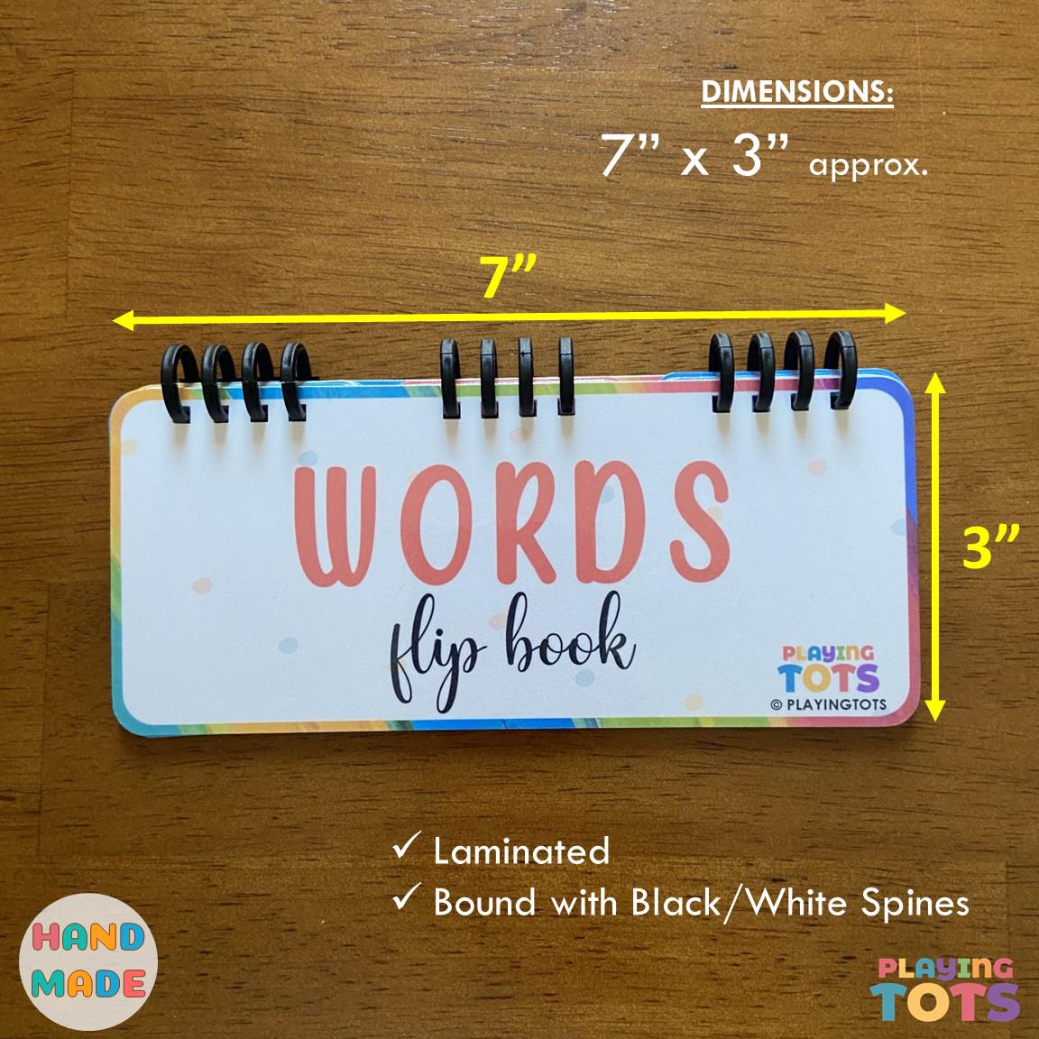 Words Flip Book, CVC Rhyming Words, Word Family Reading Practice ...