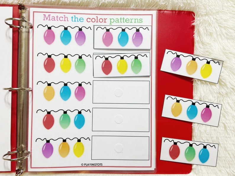 Fun Christmas Toddler Busy Book Printable Winter Learning - Etsy