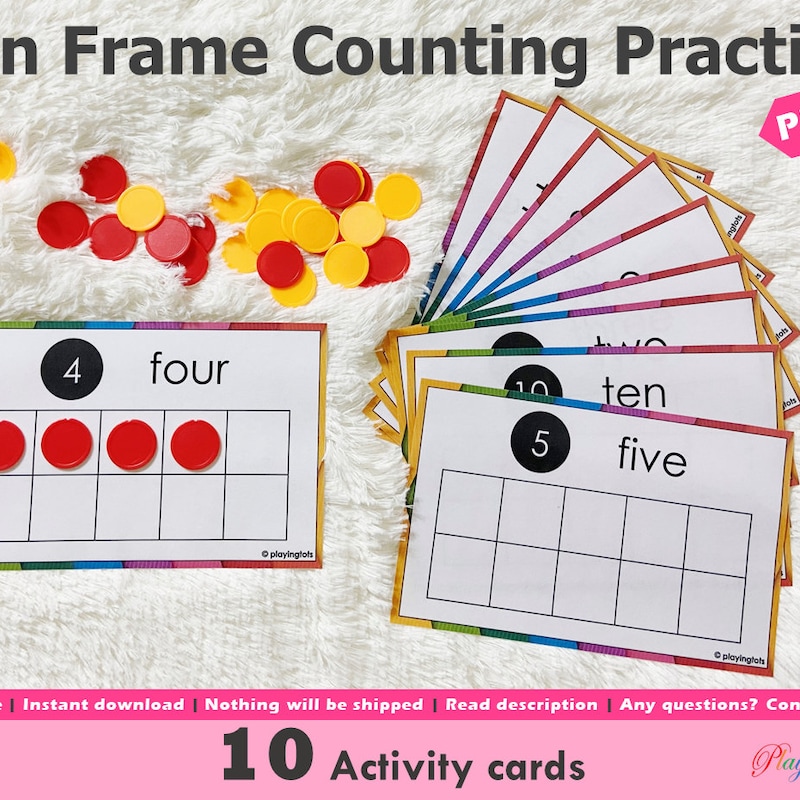 10 Math Frames - Etsy