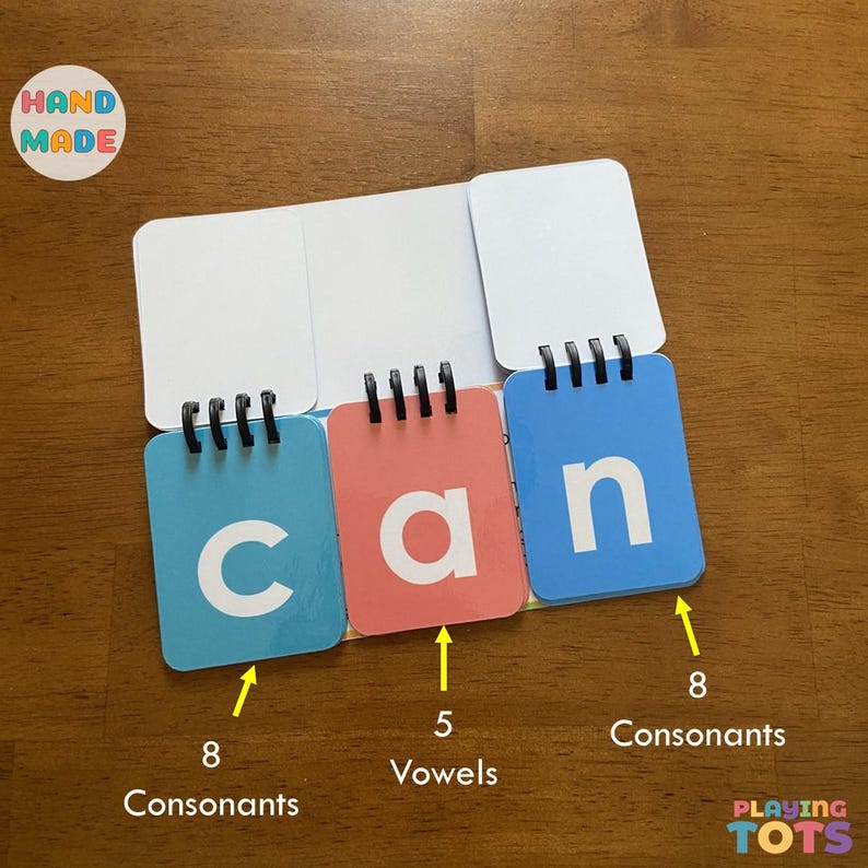 Words Flip Book, CVC Rhyming Words, Word Family Reading Practice ...