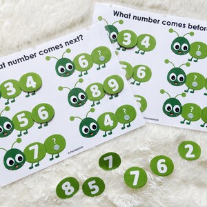 Math Preschool Learning Binder Printable, Numbers Busy Book, Quiet Book ...