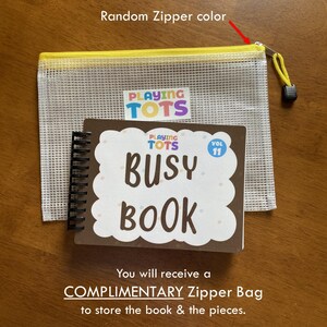 Toddler Busy Book, Mini Book VOL11, Fully Assembled, Fall Themed ...